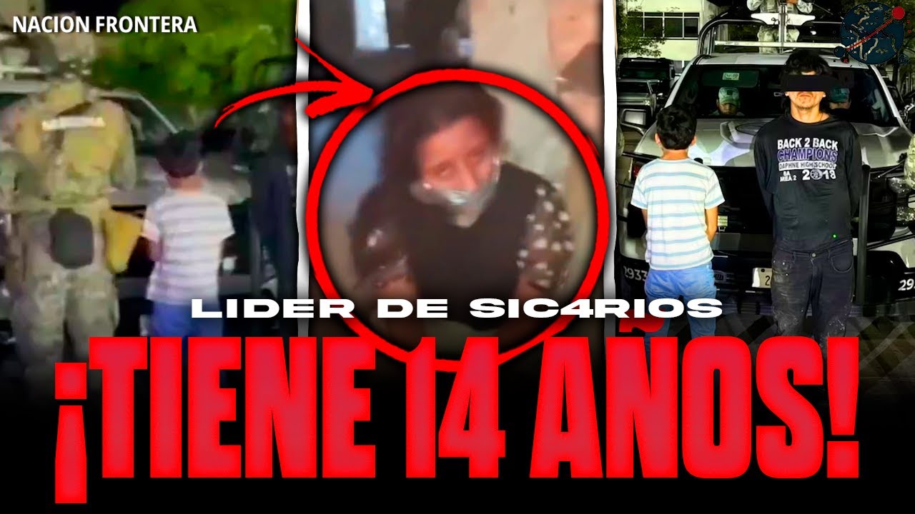 🔴 ¡14 AÑOS Y LÍDER DE SICARIOS! Detienen a “El Niño Sicario” en Tabasco ...