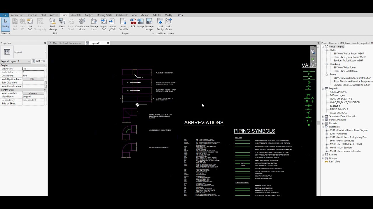 San2 - Import Autocad Legend to Revit Legend - YouTube