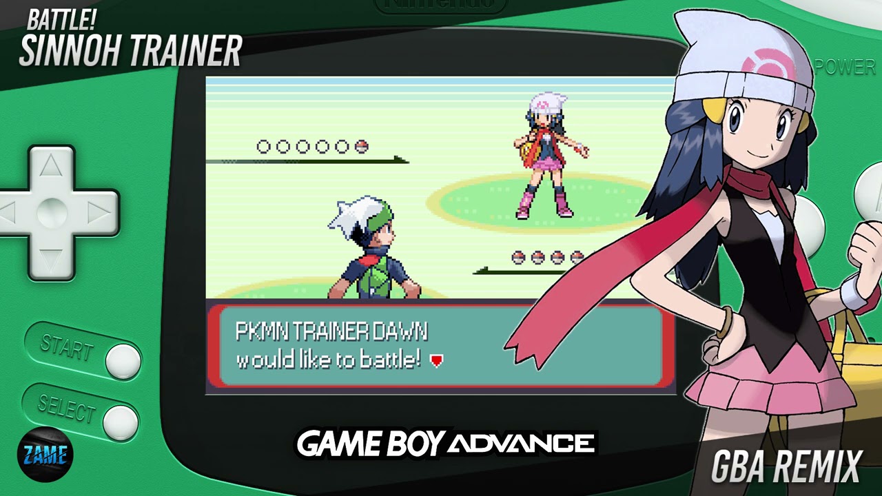 Battle! Sinnoh Trainer: GBA Remix Pokémon Diamond, Pearl & Platinum ...