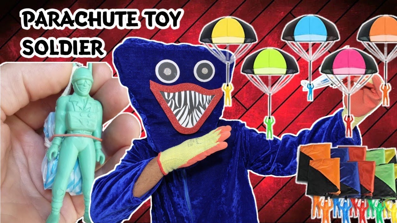Toy Parachute Soldier | Unboxing Parachute with Men From plastic bag ...