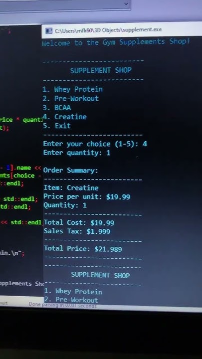 Supplement Shop C Coding Cpp Code Codemasters Codinglife