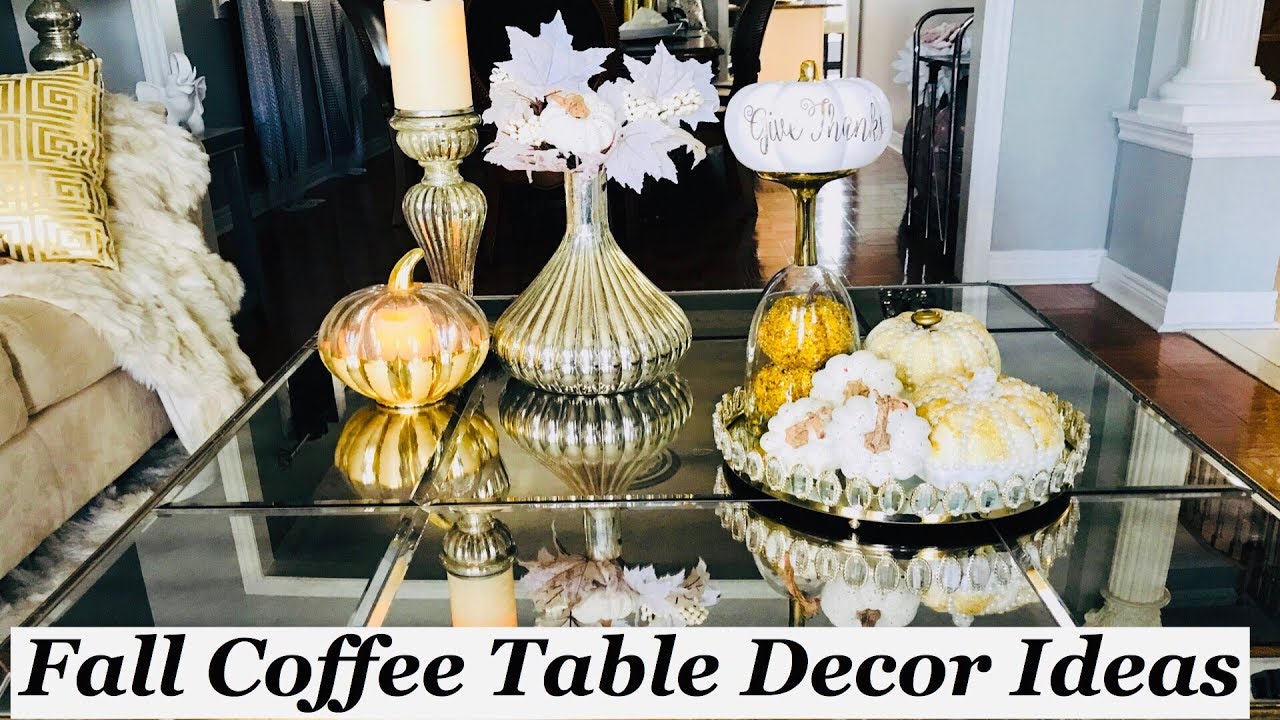 How To Style Your Coffee Table For Fall | Fall Pumpkins | Fall ...
