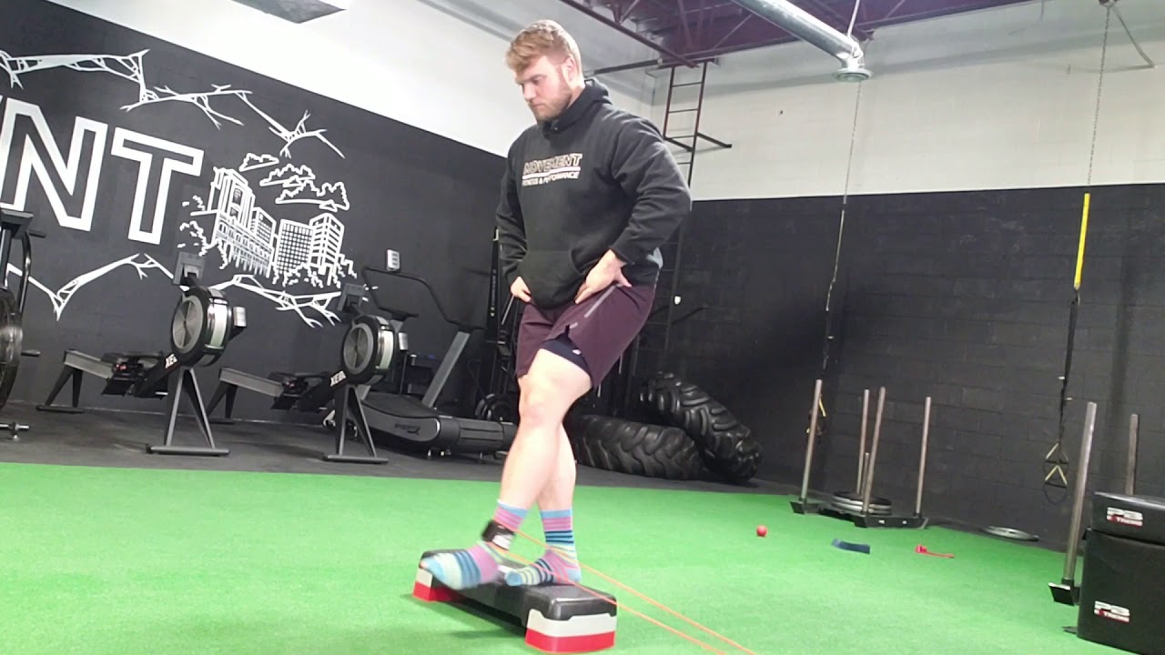 4-way banded leg swing - YouTube