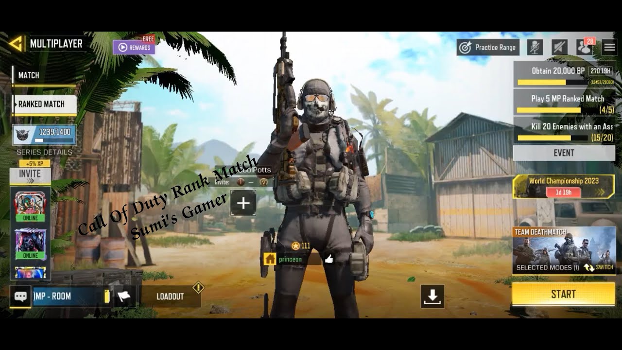 Call of Duty Rank Match New Match.Can I win The MVP? - YouTube