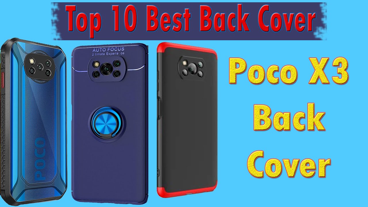 Top 10 Best Cover for Poco X3 | X3 Pro Back Cover | Case Flip Cover ...