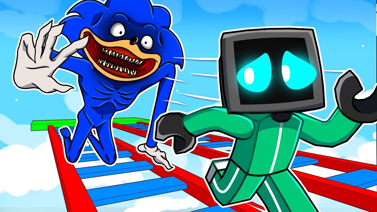 Shin Sonic GLASS BRIDGE in Roblox! - YouTube