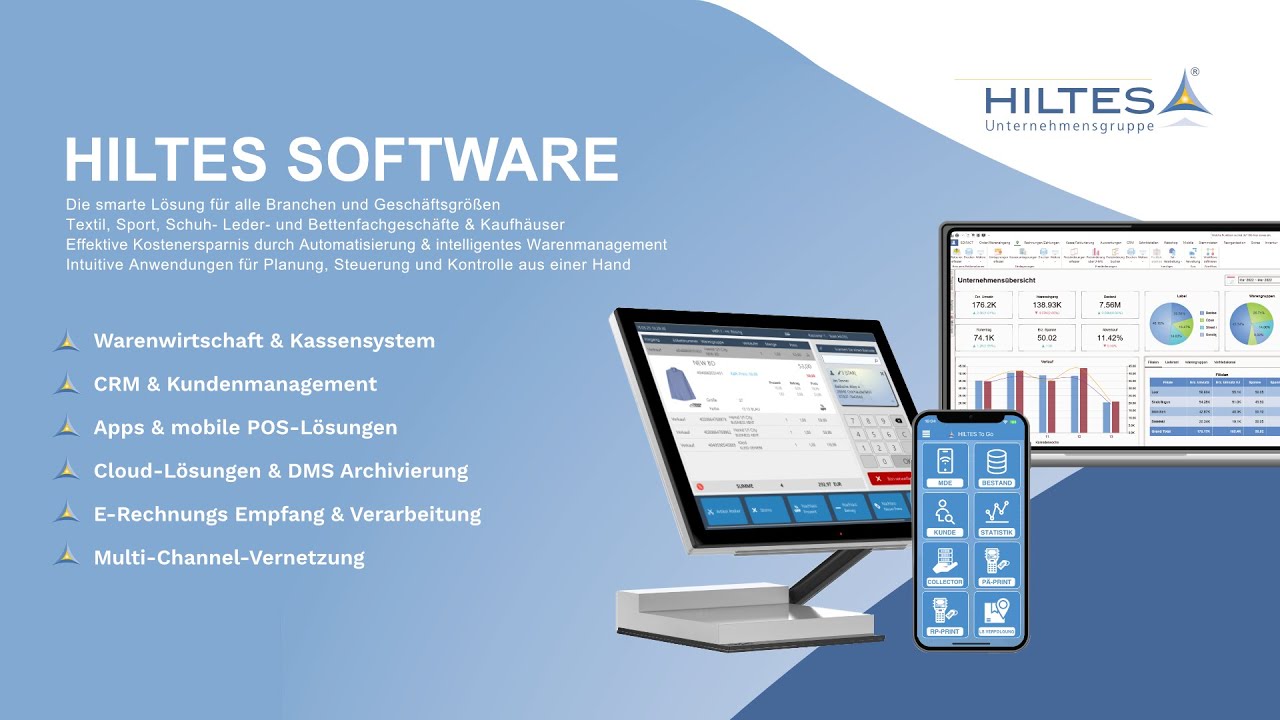 HILTES - die Software - Warenwirtschaft, Kassen, CRM, Mobile, Apps ...