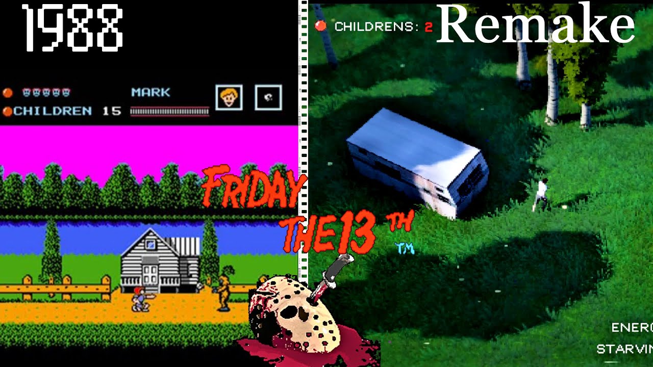 FRIDAY THE 13th - ( 1988 NES Remake ) - YouTube