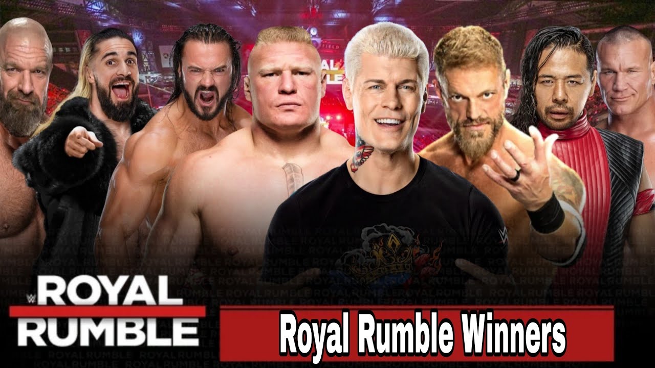 Royal Rumble Winners Battle Royal Match. - YouTube