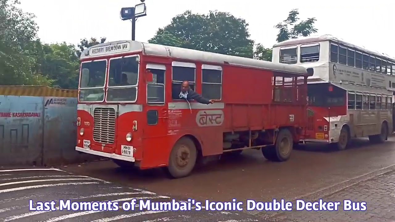 Scrapping of Double Decker Buses from BEST Undertaking - YouTube