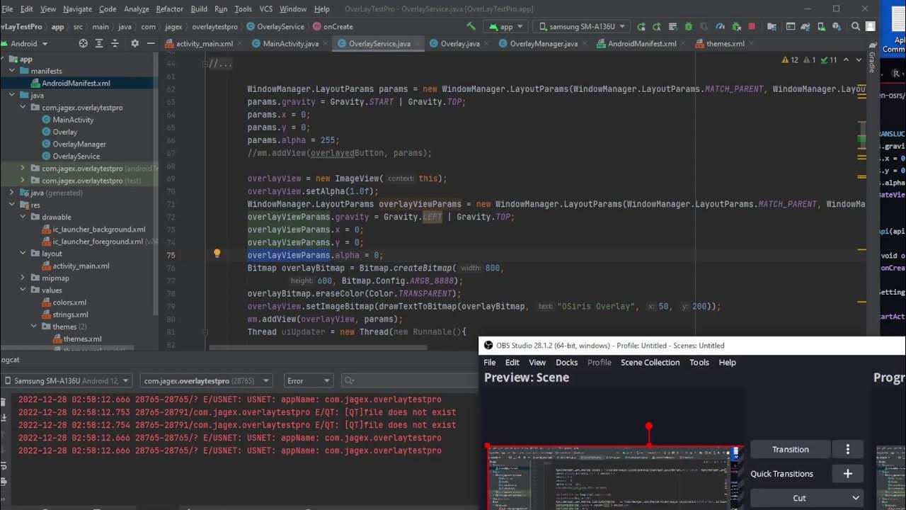 Osrs mobile bot dev stream #1 - YouTube
