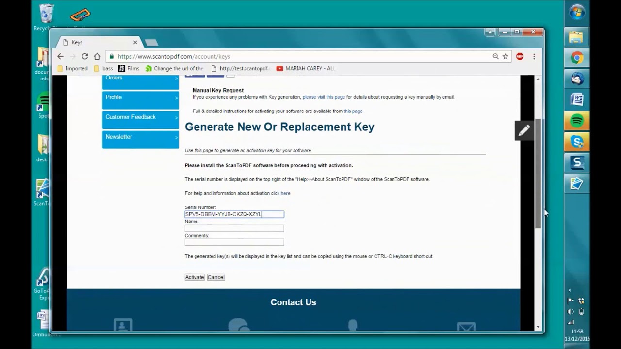 How to Generate and Apply your Activation Key - Scan2PDF - YouTube