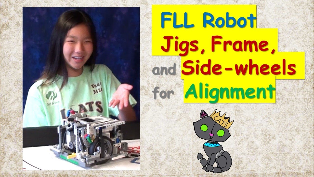 FLL Robot Jigs, Frame, and Side-wheels for Alignment - YouTube