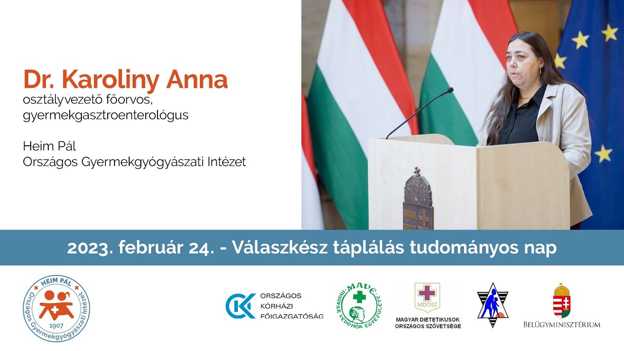 05 Dr. Karoliny Anna - Válaszkész táplálás konferencia - 2023.02.24. - YouTube