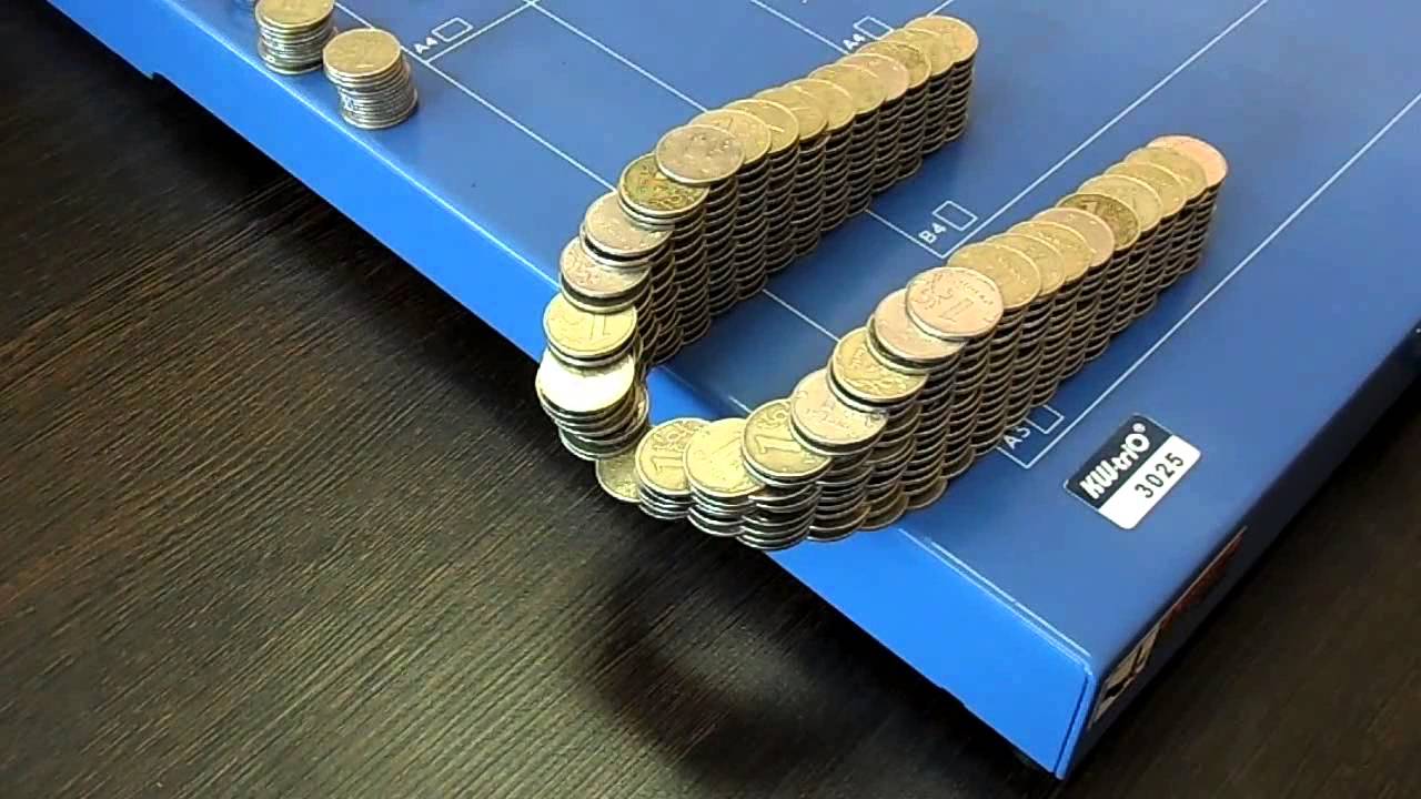 Конструкция из монет \ Balancing Coins - YouTube