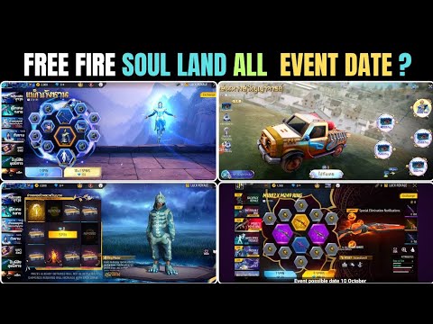 UPCOMING EVENTS IN FREE FIRE | FREE FIRE SOUL LAND COLLABORATION EVENTS | FF X SOUL LAND FREE ...