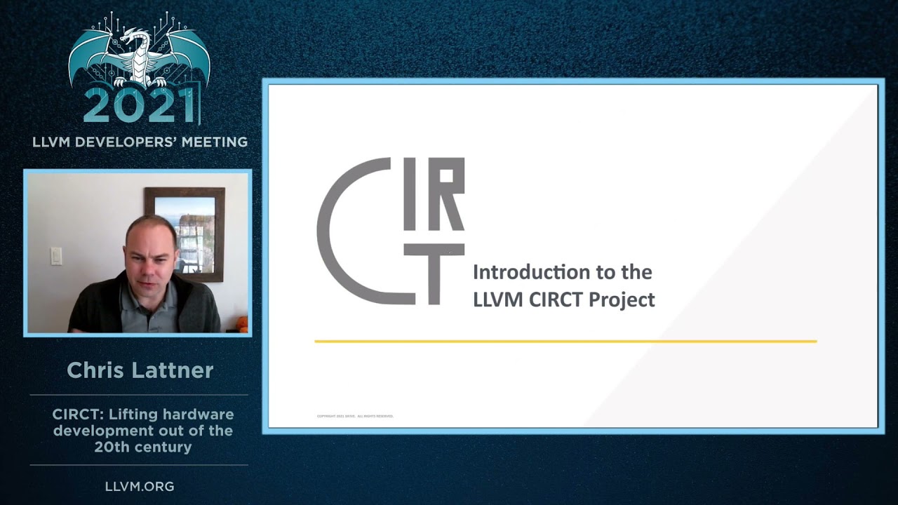 2021 Llvm Dev Mtg “circt Lifting Hardware Development Out Of The 20th Century” Youtube