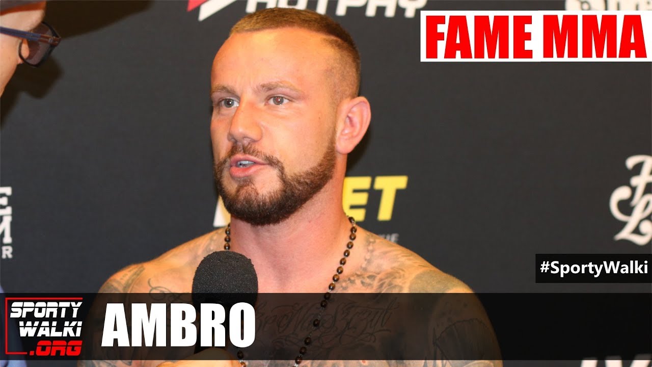 Ambro: Już walki w K-1 nie będę brał, tylko MMA - YouTube