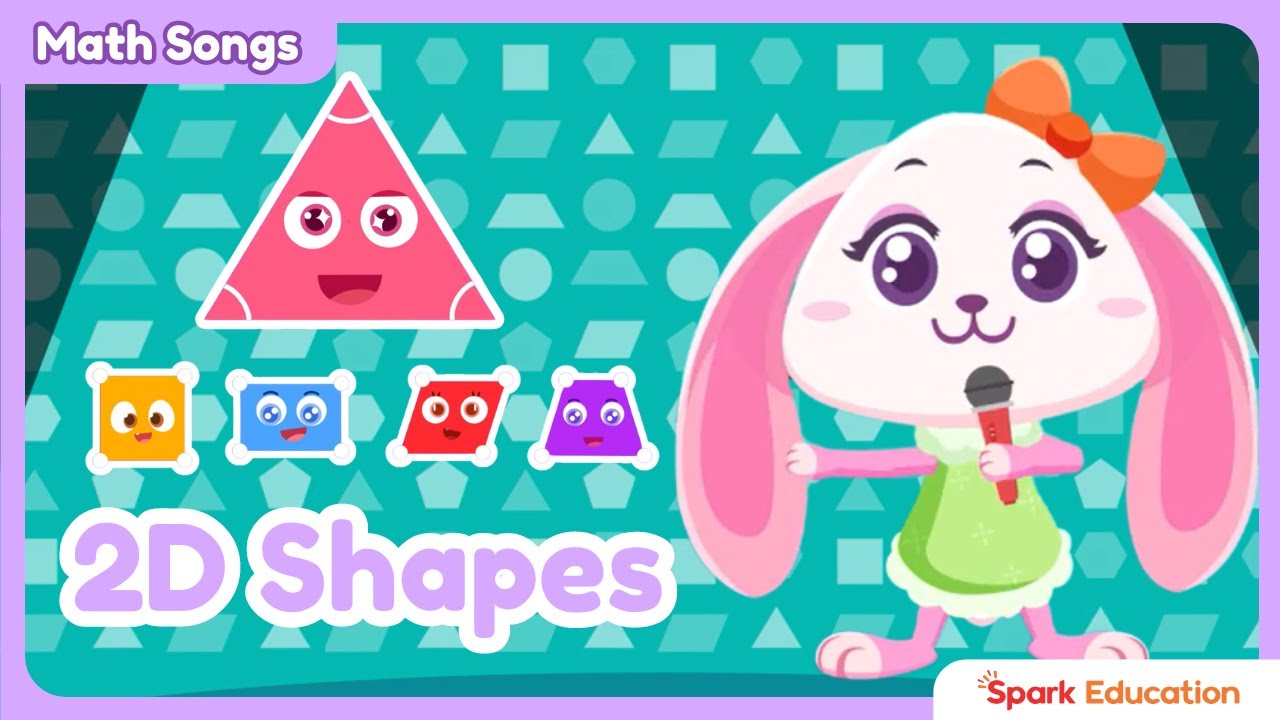 2D Shapes | Learn Shapes and Their Properties | Math Songs for Kids ...