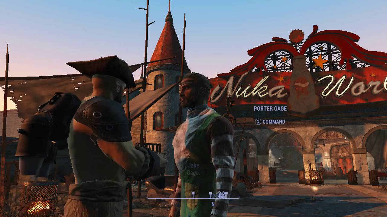 Fallout 4 - RAIDER Overboss Saves/Meets Preston in Concord - YouTube
