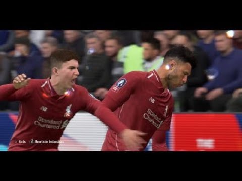 34' Oxlade-Chamberlain (Asist. Keita) 1-2 (Ronda 3) Leeds United v ...