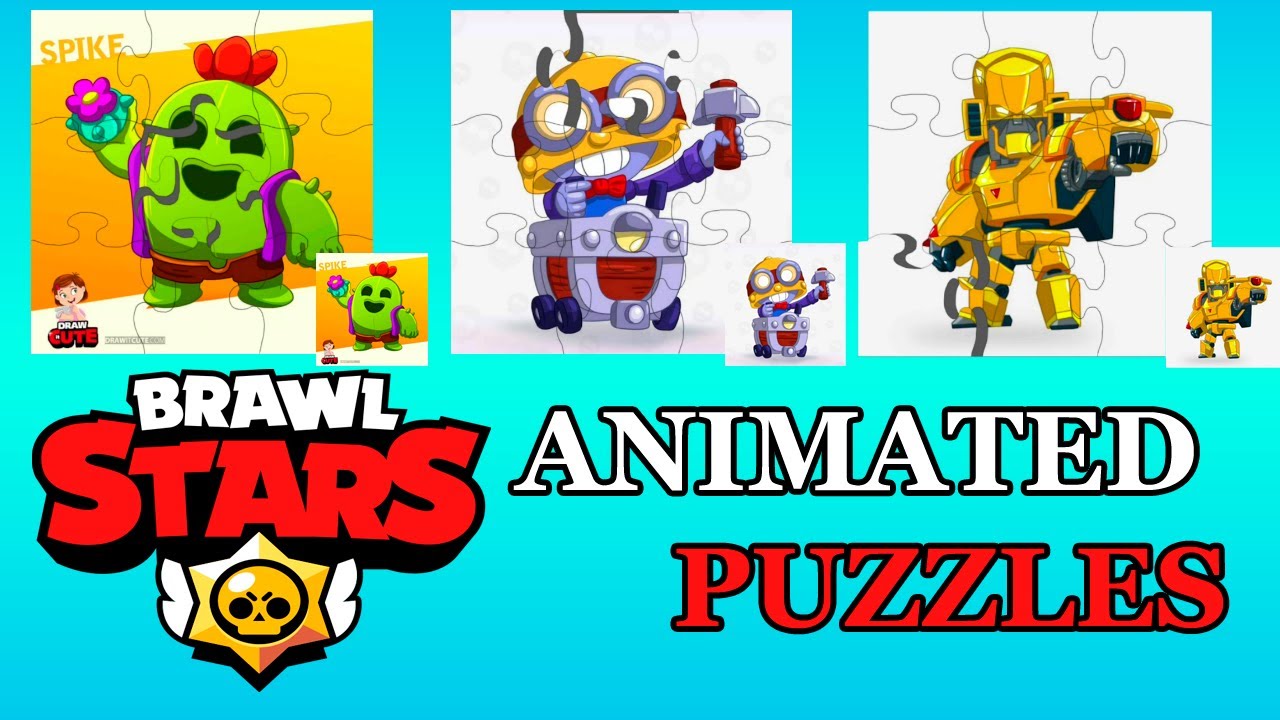 BRAWL STARS ANIMATED PUZZLES | COLLECT PUZZLES - YouTube