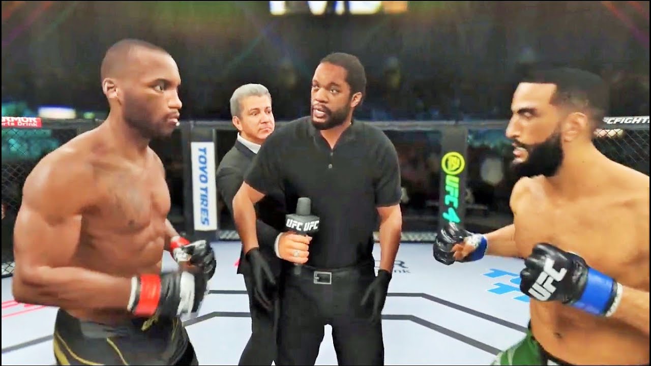 Leon Edwards vs Belal Muhammad 2 Full Fight - UFC 4 Simulation - YouTube