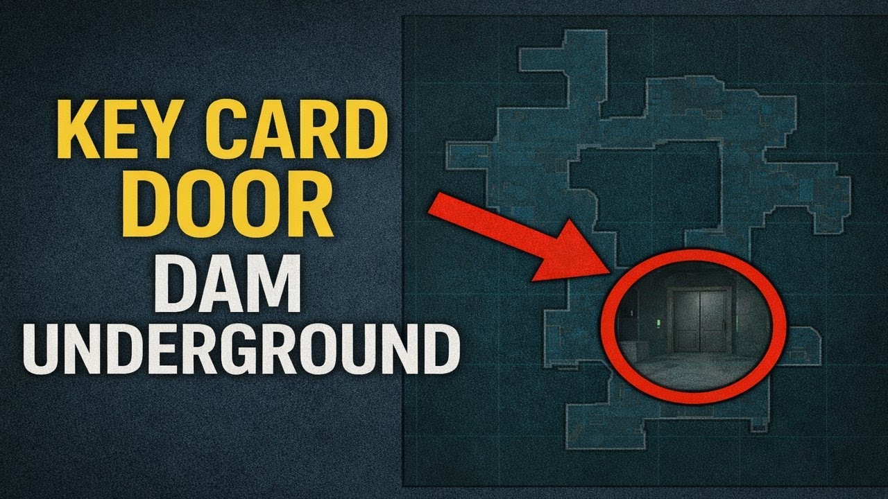 ARC RAIDERS: Dam Control Tower Key Card Location (Dam Underground Map ...