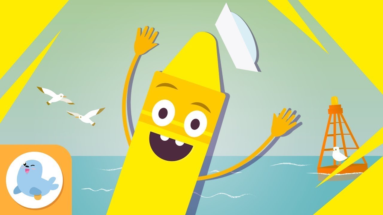 El color groc per a infants - Aprèn els colors - Cançons dels colors ...