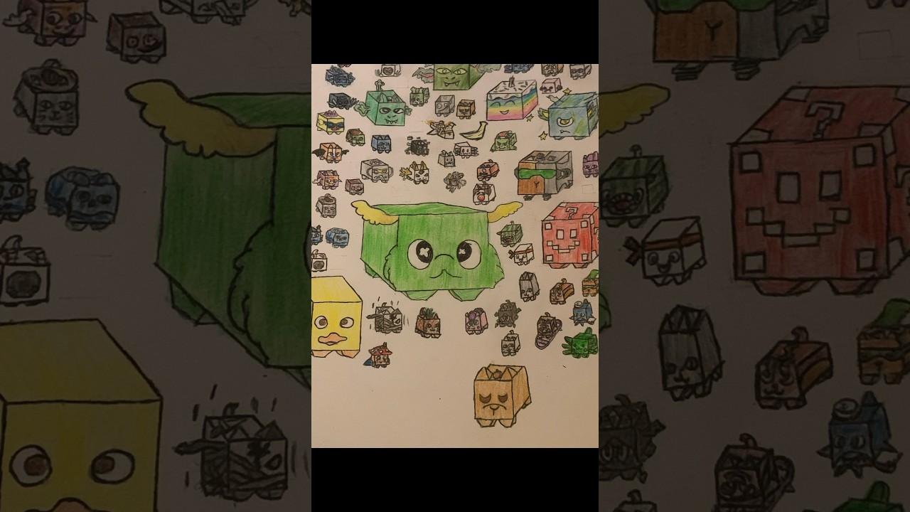 Drawing pet simulator pets until I can’t day 56 - YouTube
