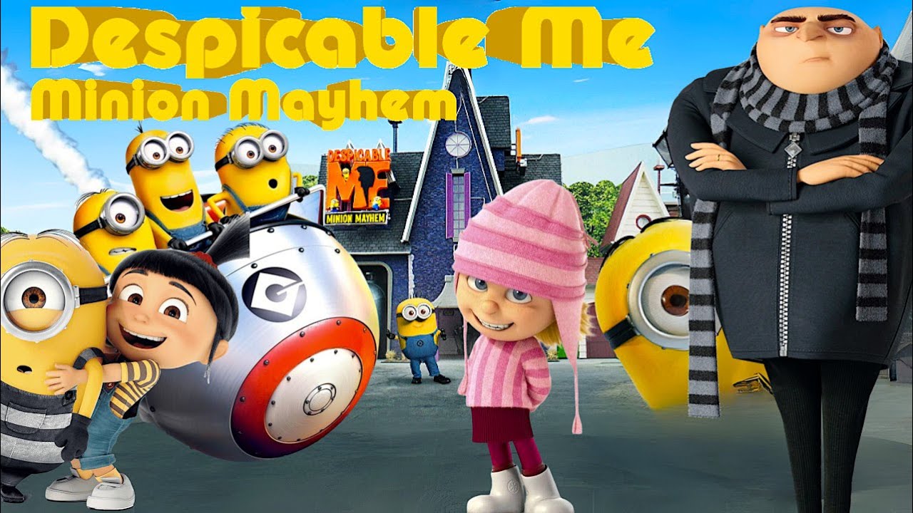 NEW! Despicable Me | Minion Ride | Mayhem | Pre Show Experience ...