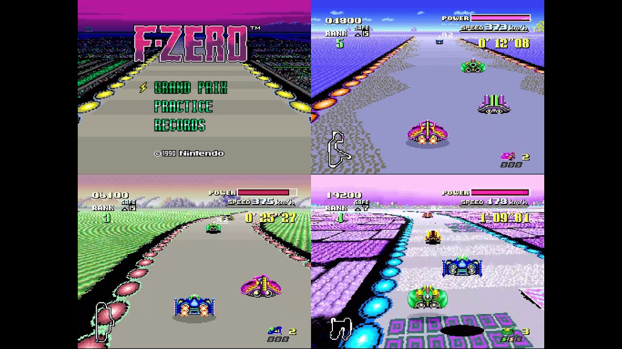 F-ZERO (SNES) - Master Level - YouTube