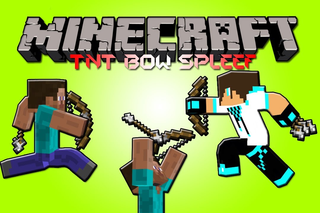 Minecraft TNT Bow Spleef #1 - New Series! - YouTube