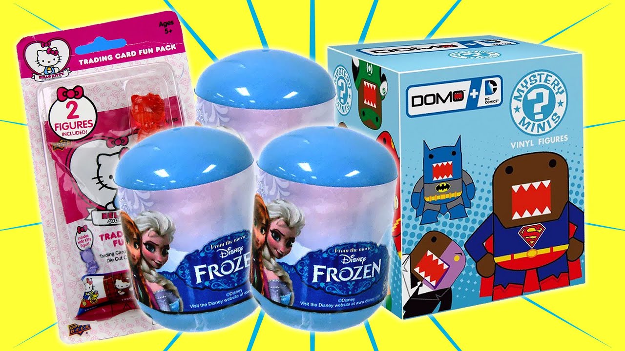 Hello Kitty, Disney Frozen and Mini Funko Domo │ Blind bags Mystery ...