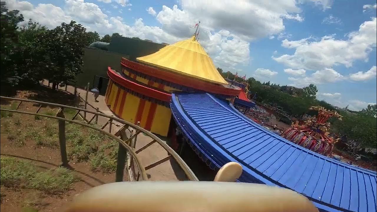 The Barnstormer Roller Coaster | Front Seat POV | Magic Kingdom Walt Disney World Florida - YouTube