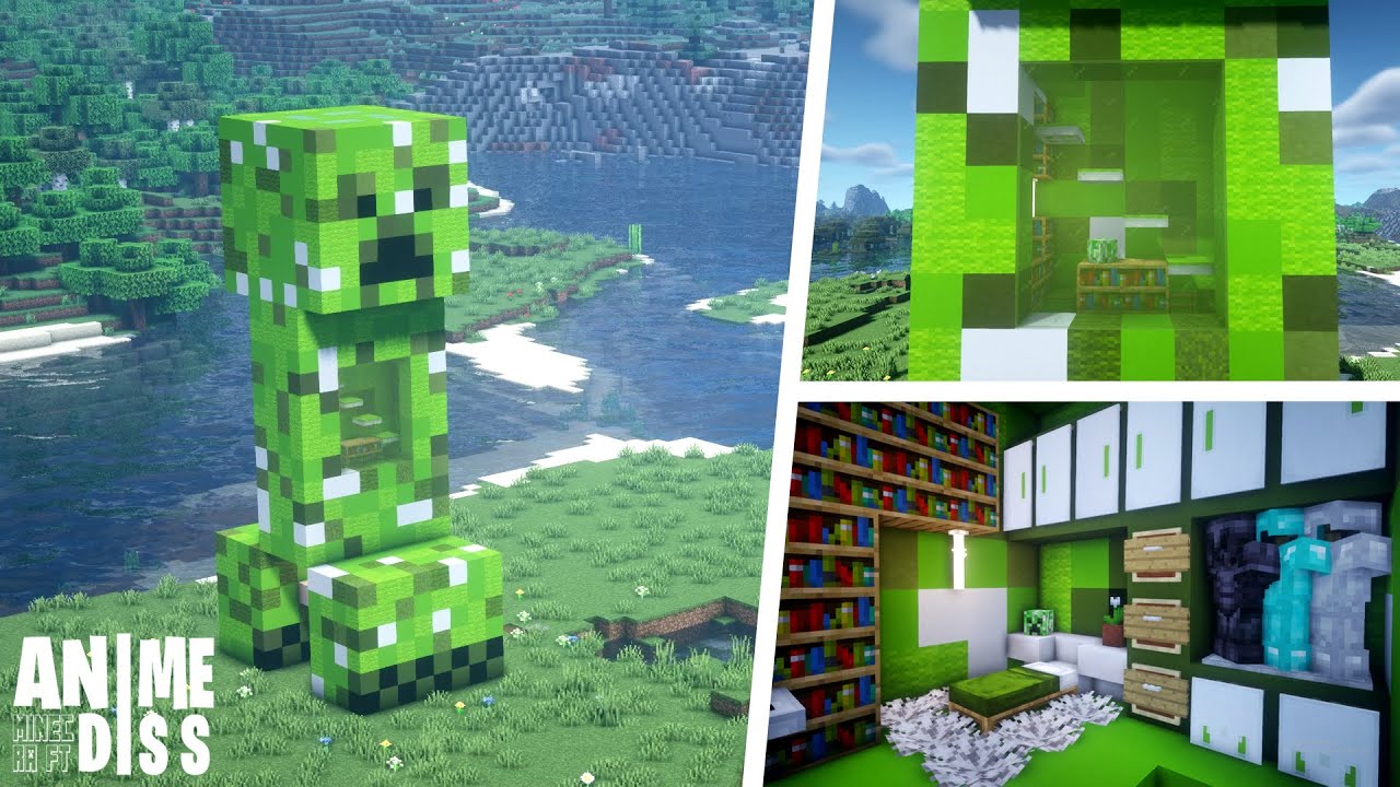 Minecraft | How to Build a Creeper House #21 - YouTube