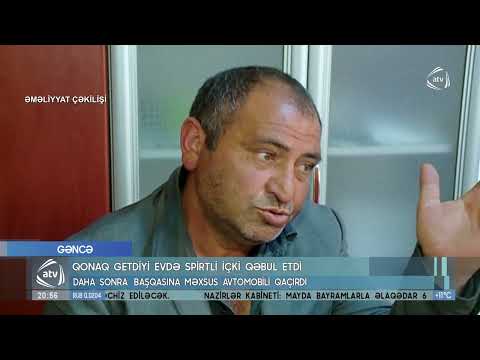 Qonaq getdiyi evdə spirtli içki qəbul etdi
