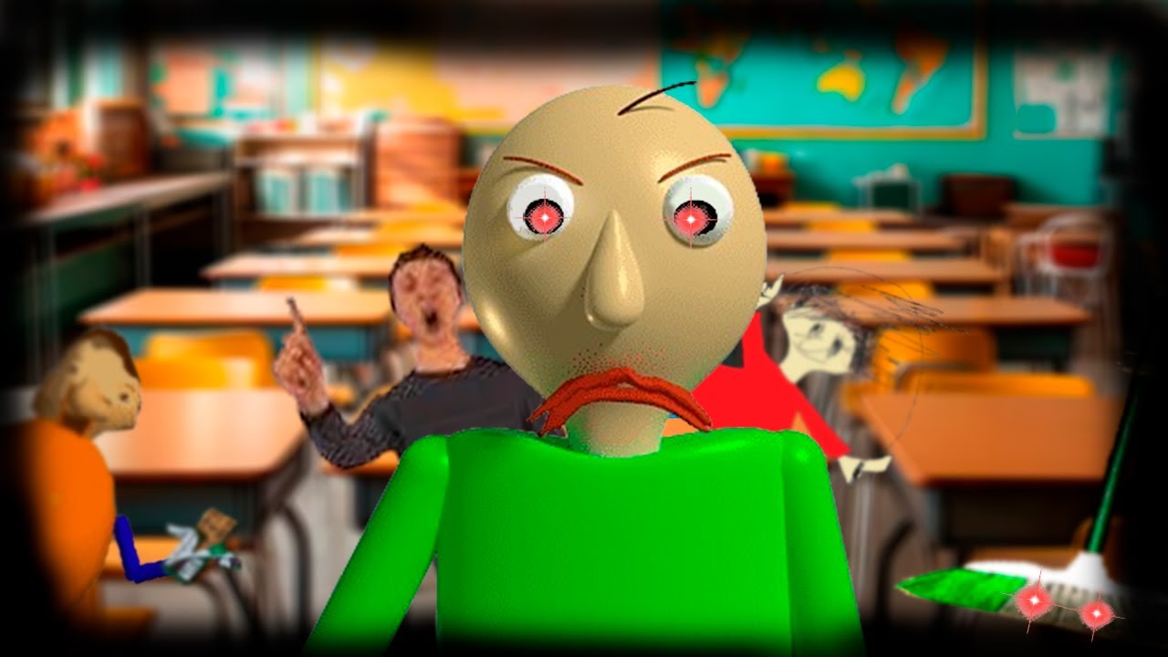Un profesor, CALVO? | Baldi's basics in education and learning - YouTube
