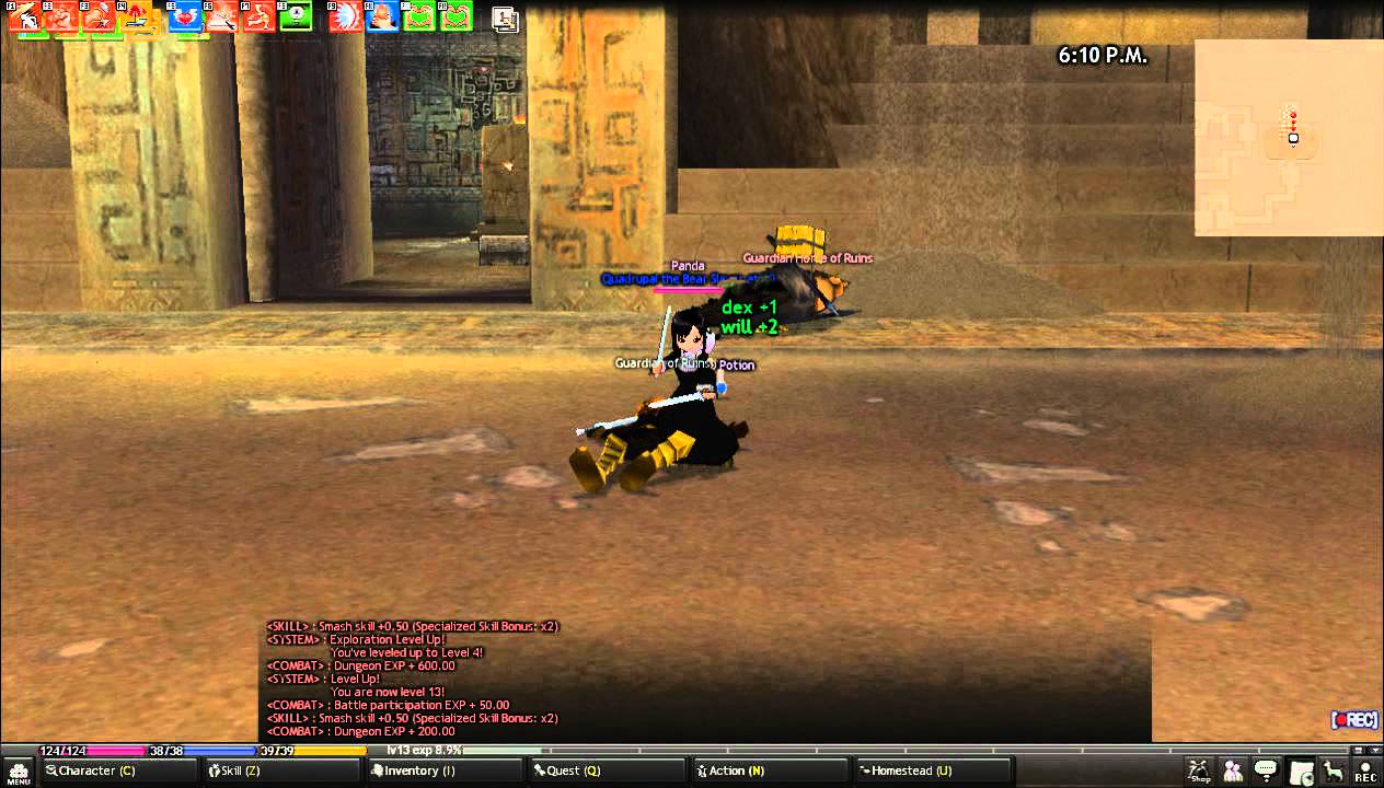 Mabinogi: Iria Ruins Guardian of Ruins - YouTube