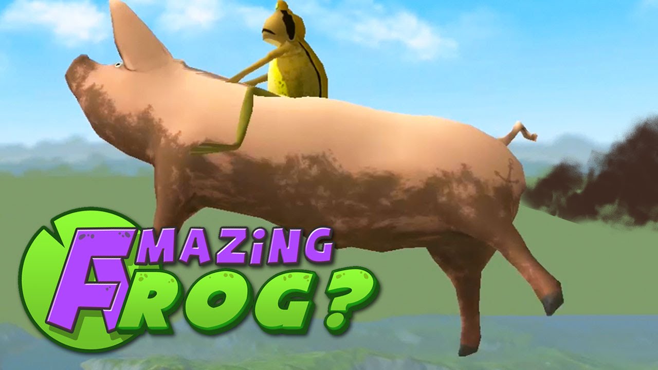Amazing Frog Gameplay - FLYING PIG - Part 9 | Pungence - YouTube