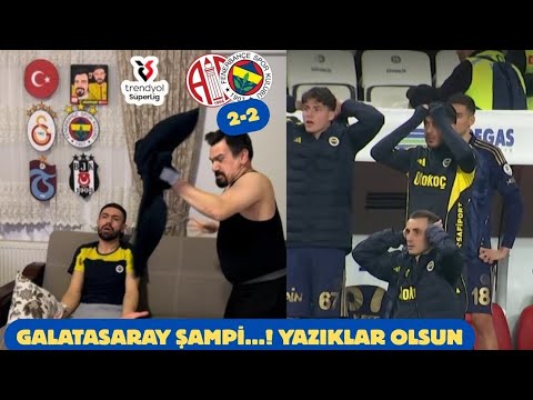 YAZIKLAR OLSUN ANTALYASPOR 2-FENERBAHÇE 2 GALATASARAY ŞAMPİ...!