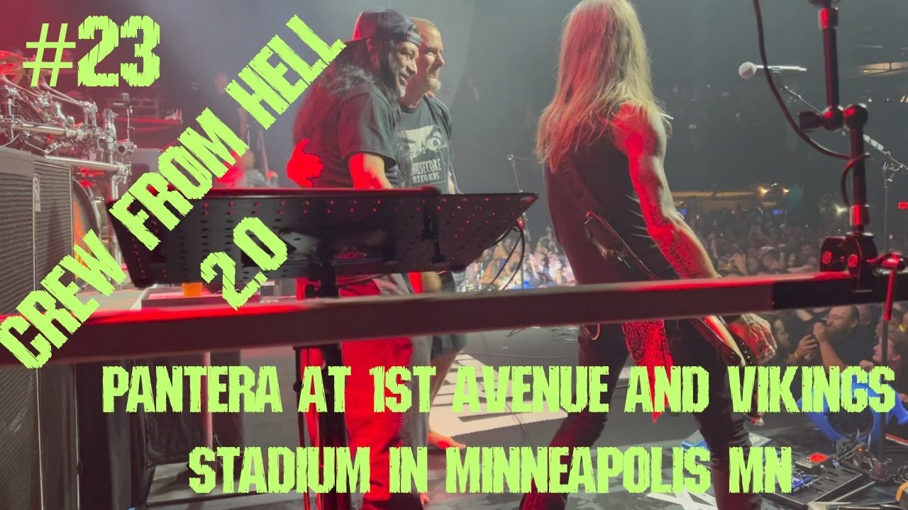 PANTERA at 1st AVE in Minneapolis CREW FROM HELL 2.0 EPISODE #23 ...