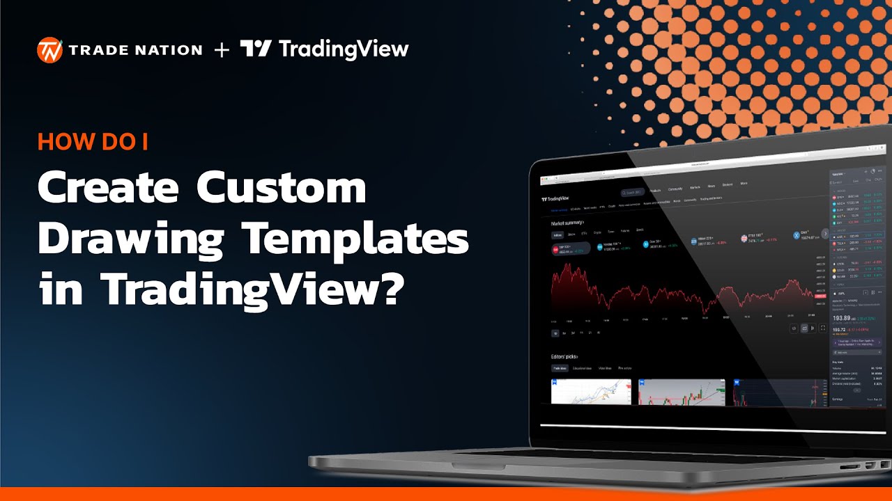 How do I create custom drawing templates in TradingView? - YouTube