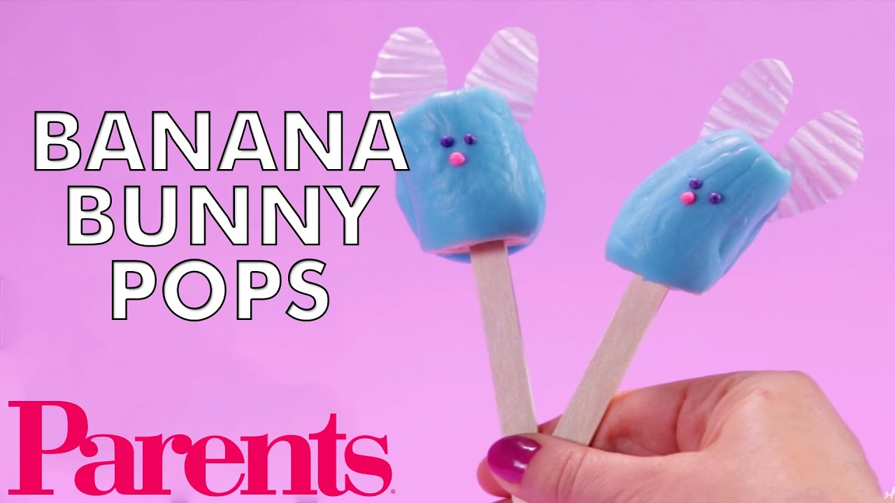 Banana Bunny Pops Easter Recipe | Food Crafts | Parents - YouTube