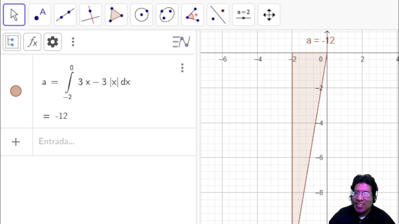 Calcular integral definida con valor absoluto - YouTube