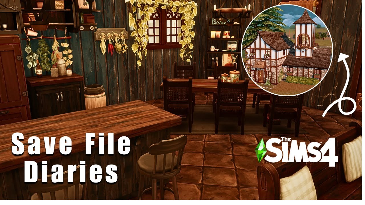 Cozy Long Play with Save File Lore and Creative Decorating🍂☕🐮🌿 | The ...