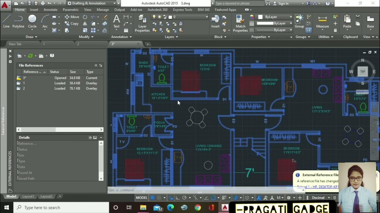 Xref Command in Autocad - YouTube