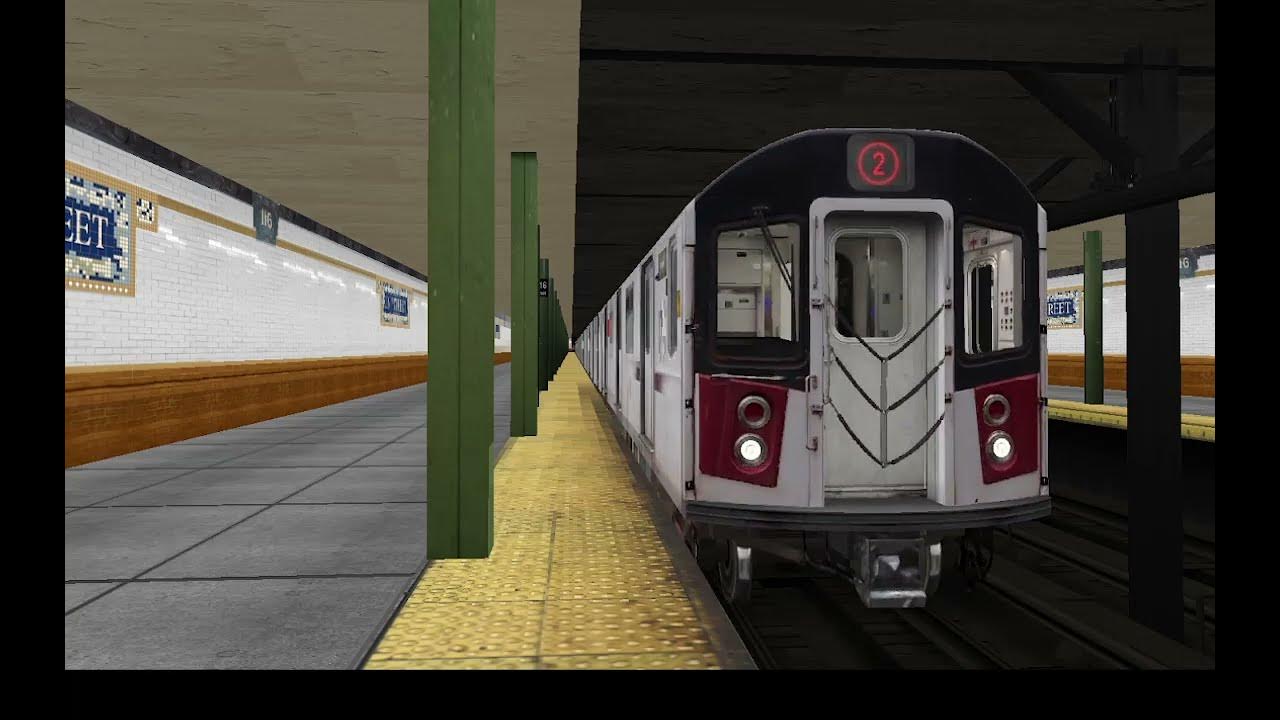 Openbve Quickie: R142A 2 Train Arrives At 116th Street - YouTube