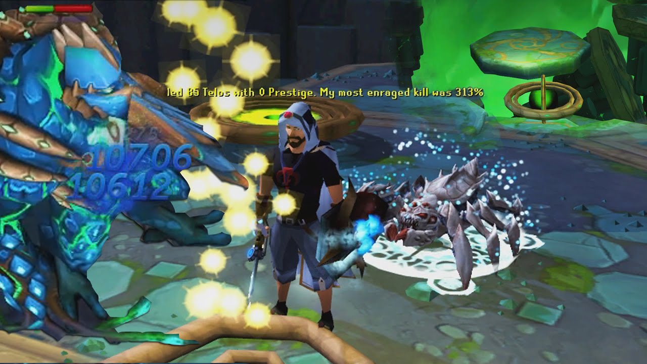 Runescape: Telos strats and progress towards 'The Warden' title - YouTube