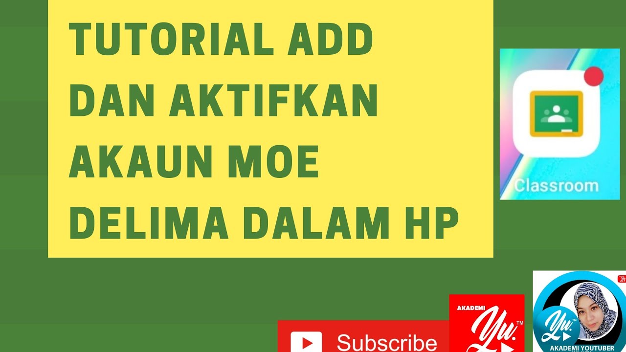 Add akaun Dan aktifkan emel Moe| DELIMA|Elakkan terkeliru akaun - YouTube
